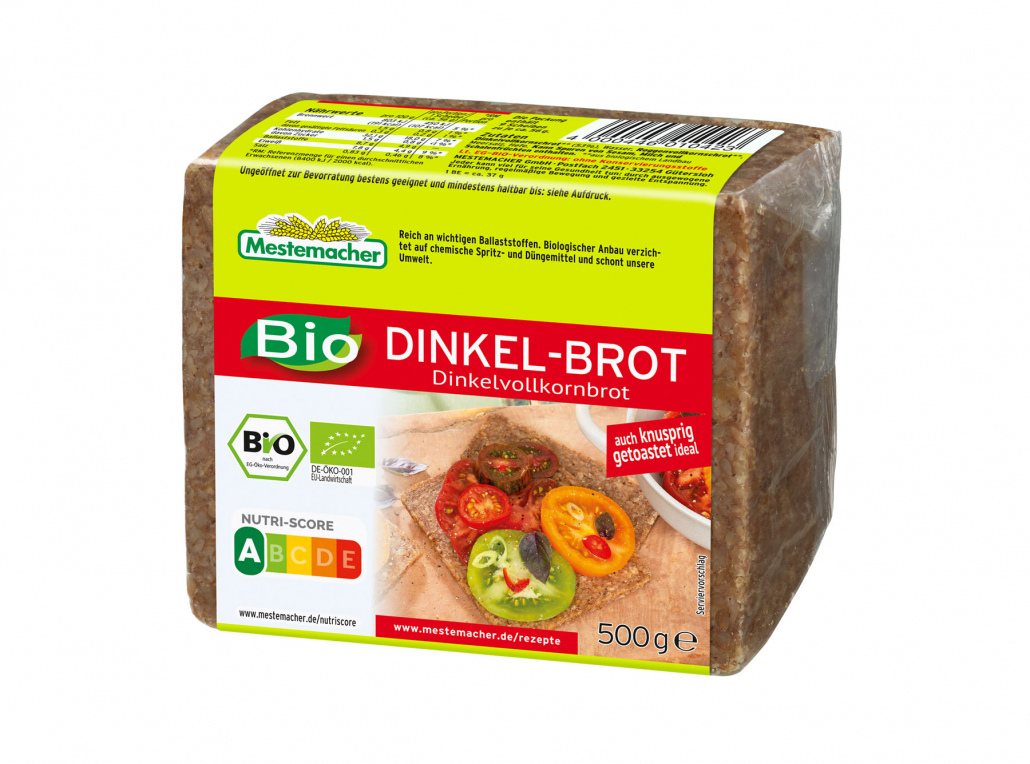 Mestemacher Bio DINKEL-BROT – Mestemacher.de