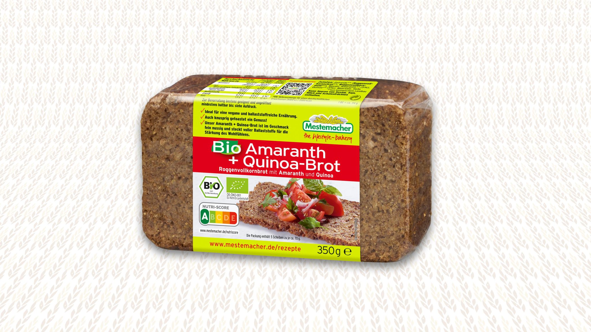 Mestemacher Bio Amaranth + Quinoa-Brot - Mestemacher.de